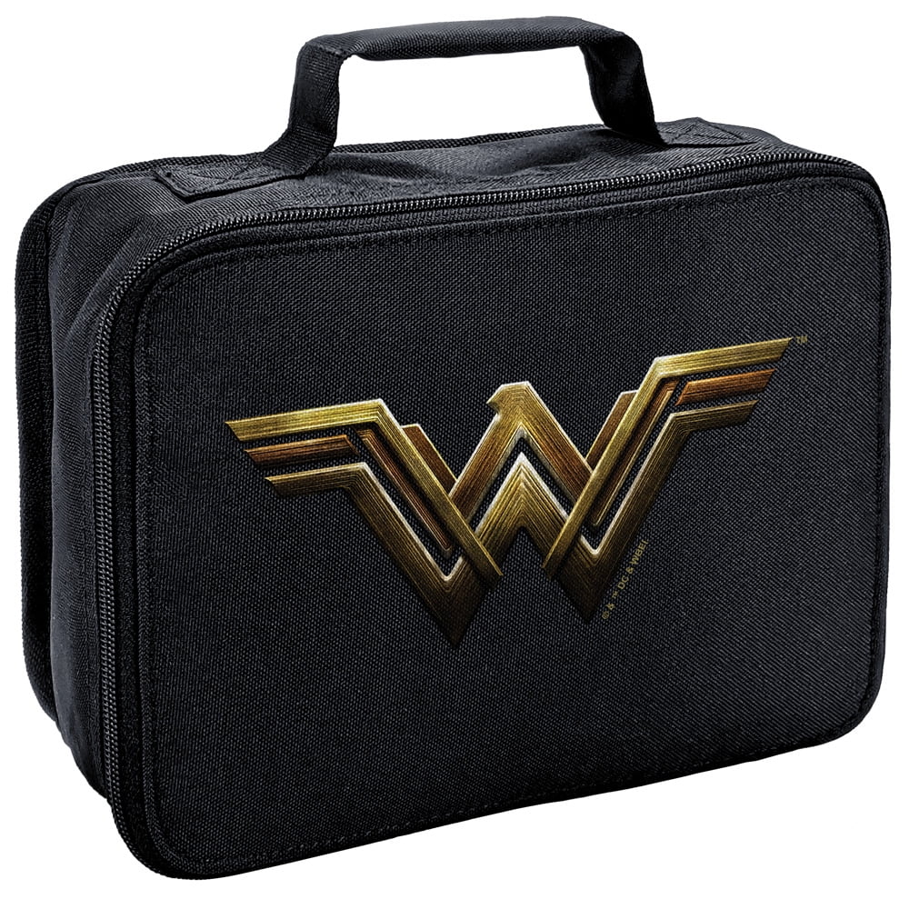 Justice League Movie Wonder Woman Logo Insulated Soft Sided Lunch Box ...