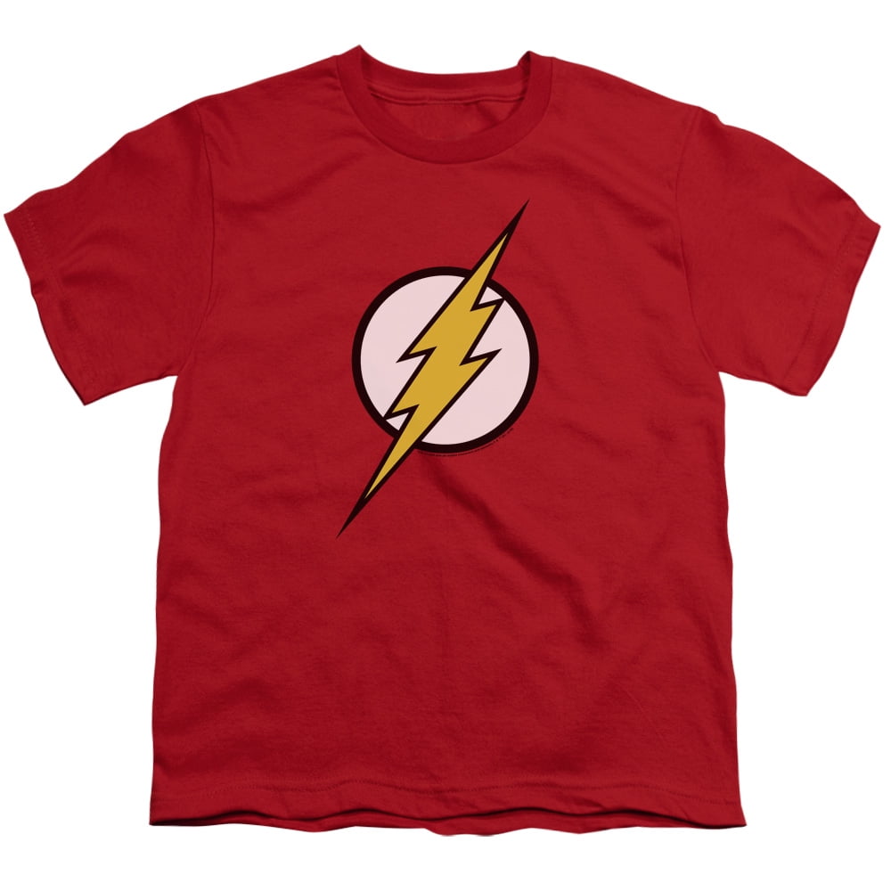 Justice League Of America Men's Flash Logo T-shirt Red - Walmart.com