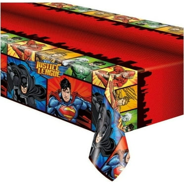Batman Birthday Plastic Party Tablecloth, 84 x 54in - Walmart.com