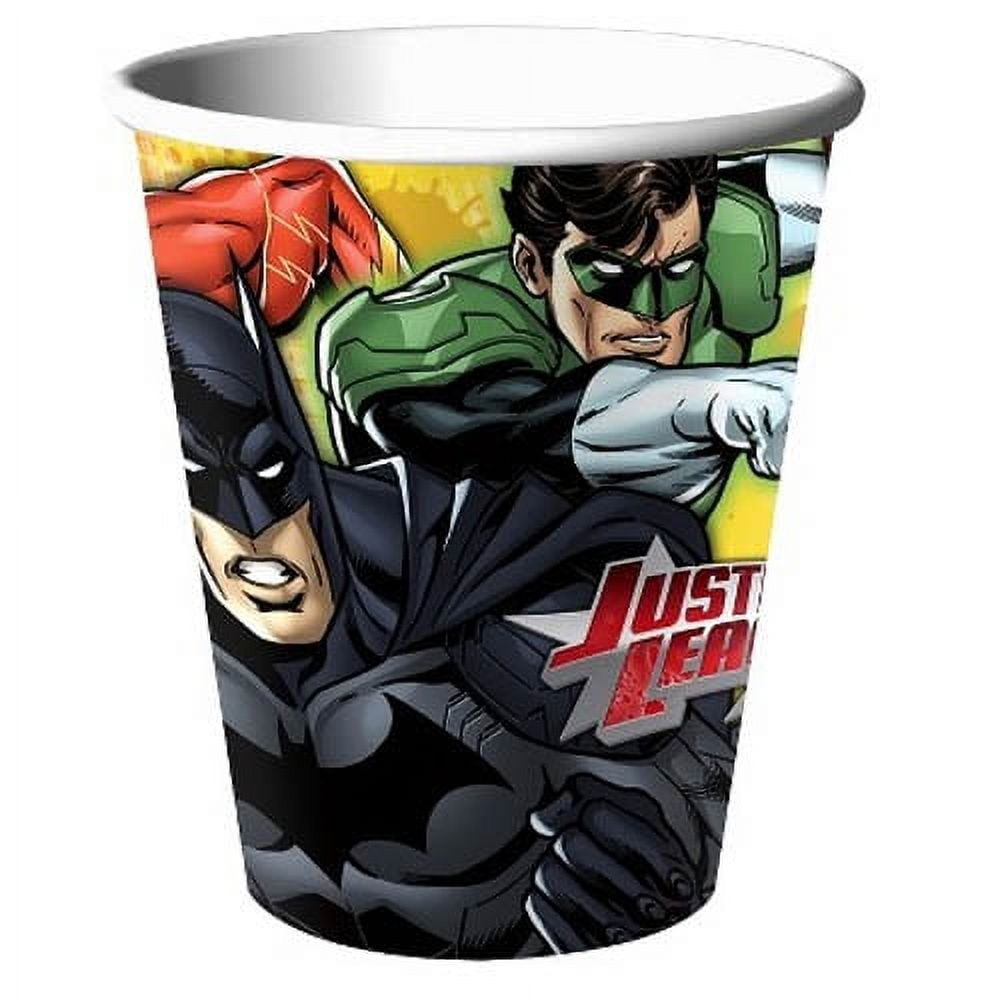 Justice League Rescue 9oz Paper Cups (8ct) - Walmart Business Supplies