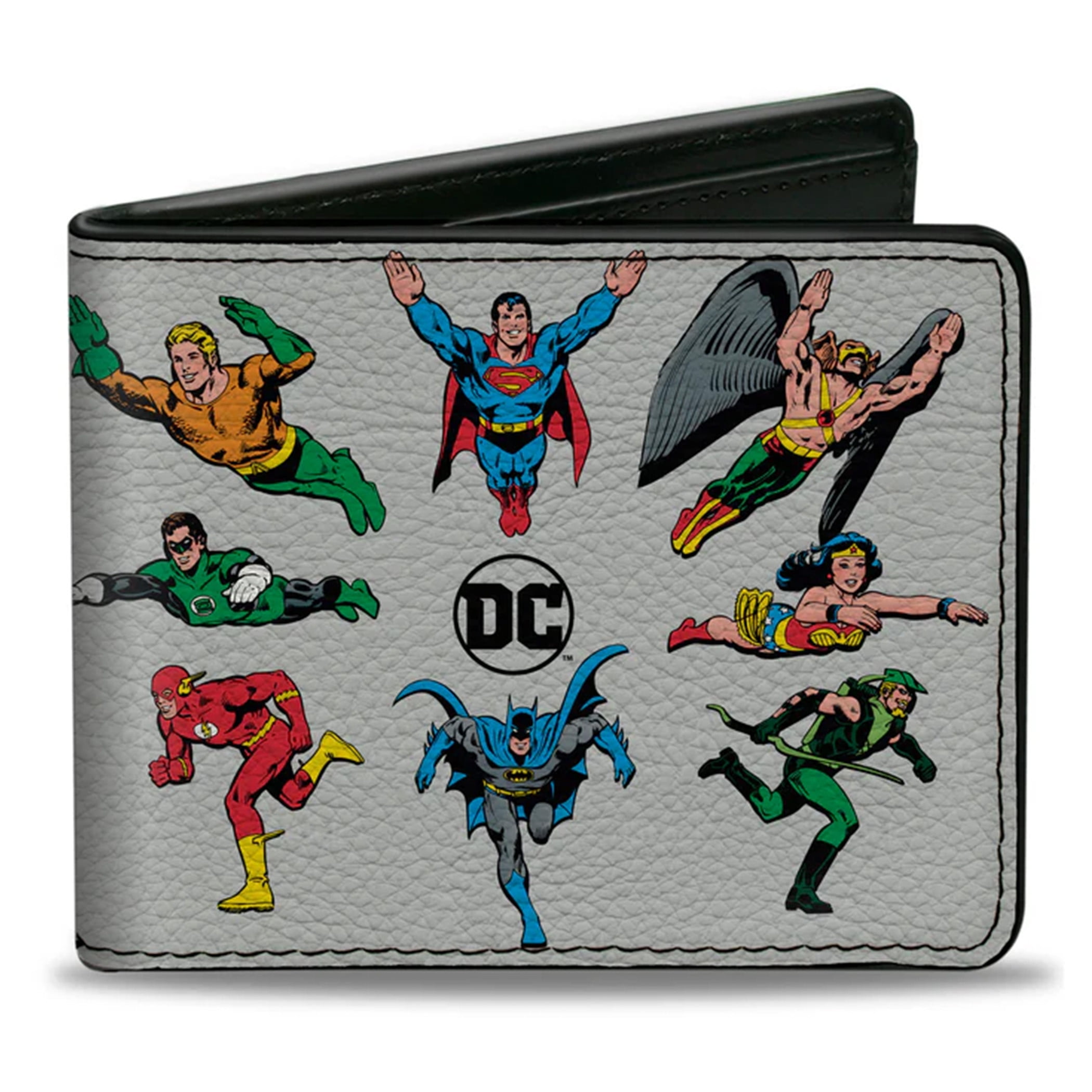 Justice League Retro Superhero Bi-Fold Wallet - Walmart.com