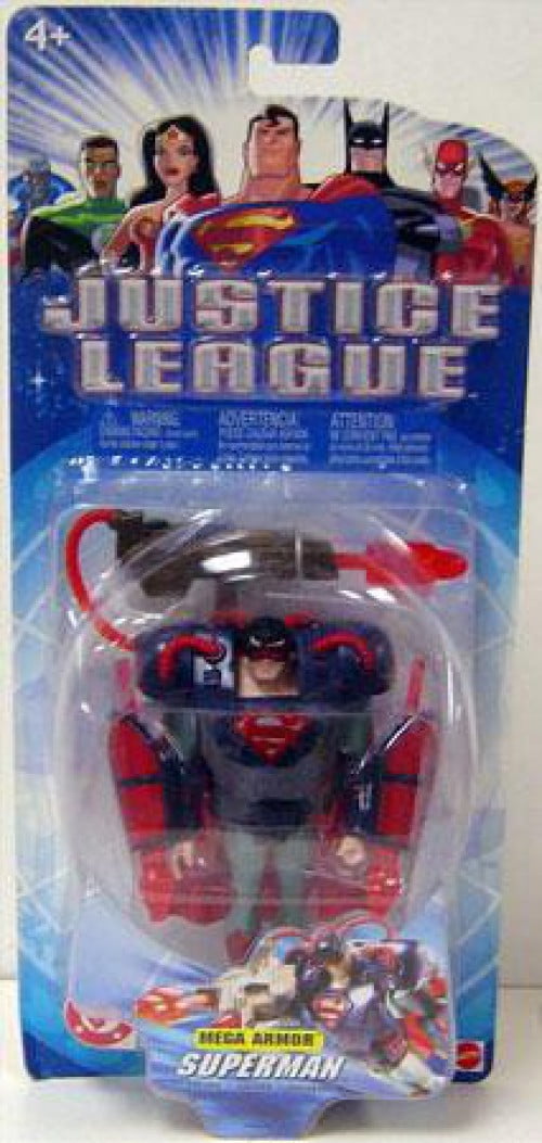 Justice League Superman Action Figure (Mega Armor) - Walmart.com