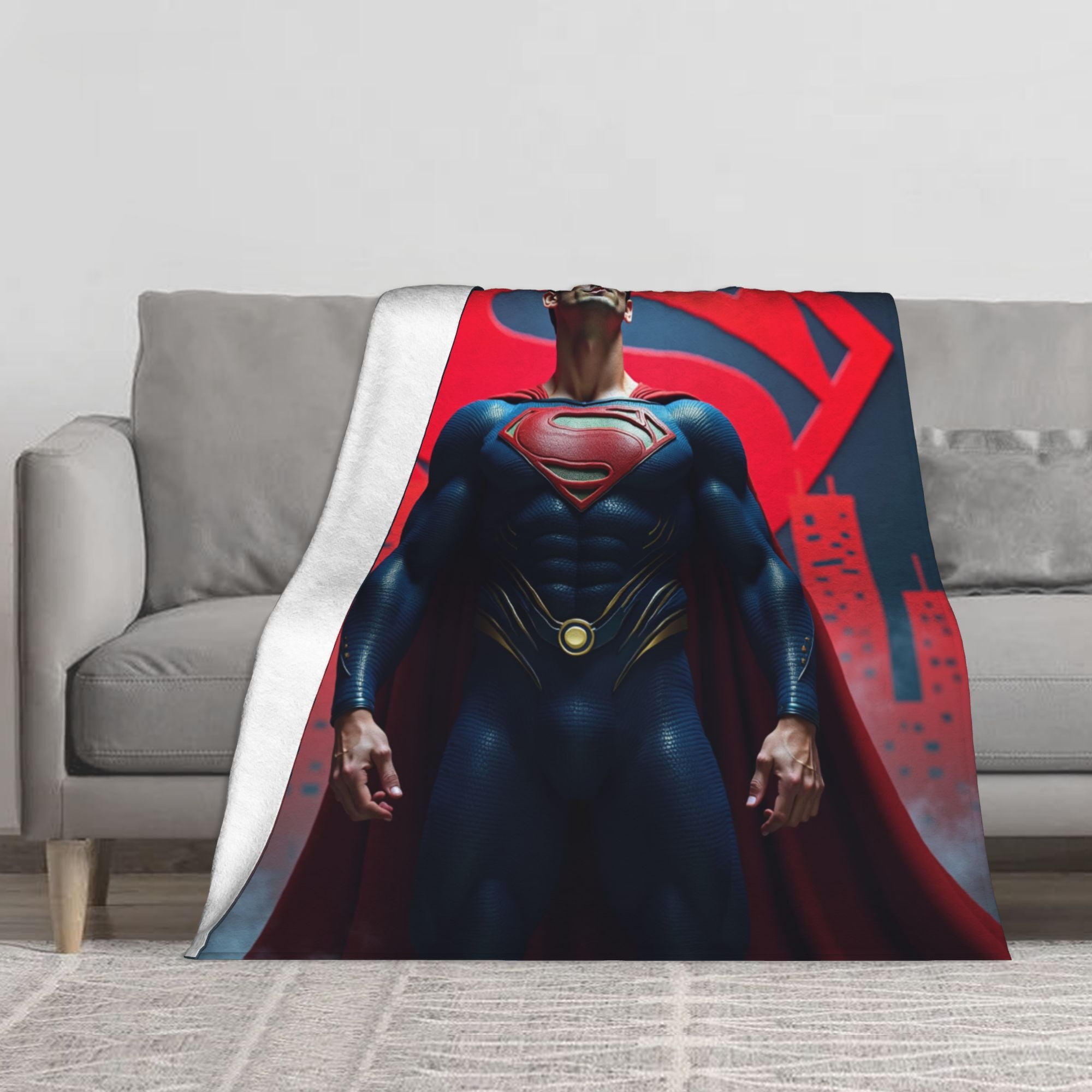 Justice League Throw Blanket - Soft Cozy All-Season Superman Blanket, Air Conditioning Blanket ...