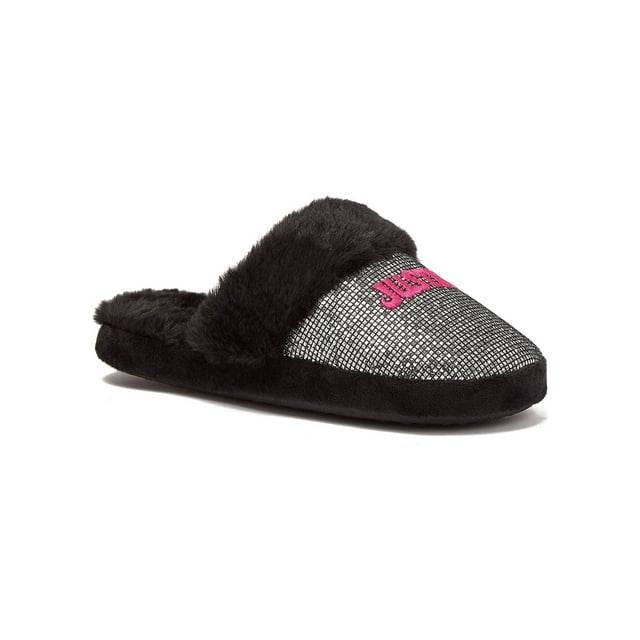 Justice Little & Big Girls Slip-on Scuff Slippers, Sizes 13-6 - Walmart.com