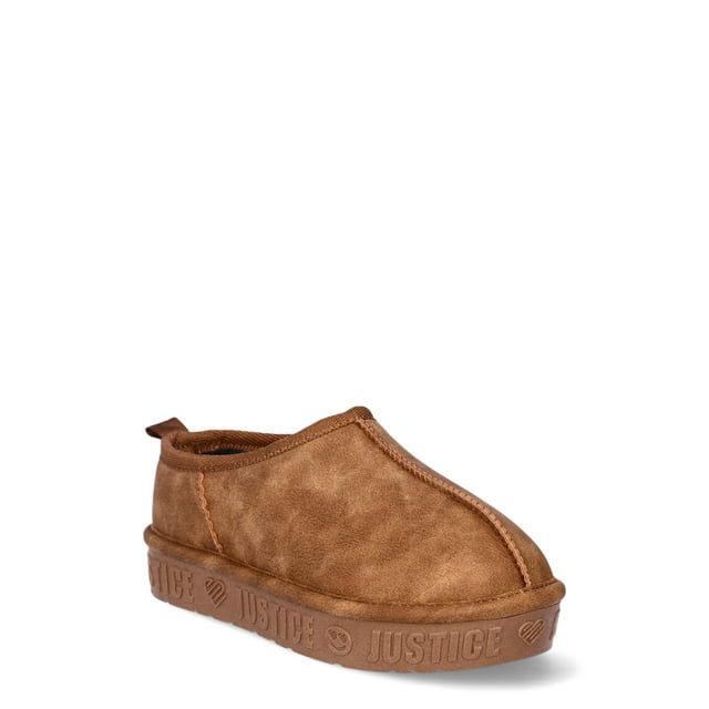 Justice Little Girl & Big Girl Platform Clog Slippers - Walmart.com