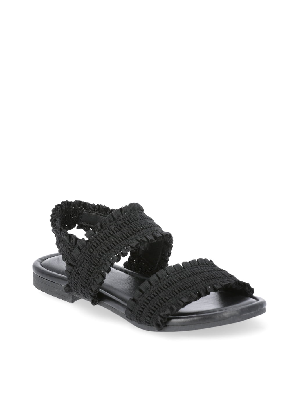 Justice Little Girl & Big Girl Ruffle Sandals - Walmart.com