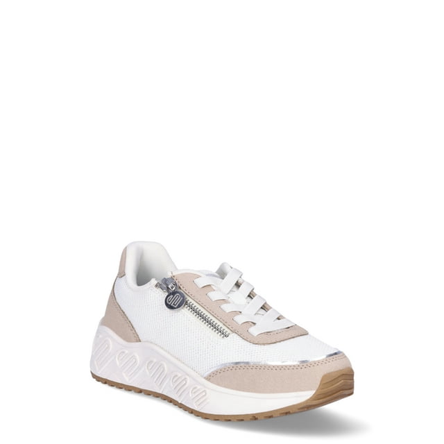 Justice Little Girl & Big Girl Varsity Sneakers - Walmart.com