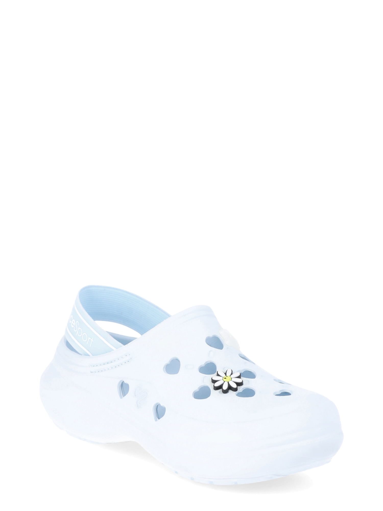 Justice Girls Clogs with Charms, Lightweight Rubber, Slip-On with Strap ...