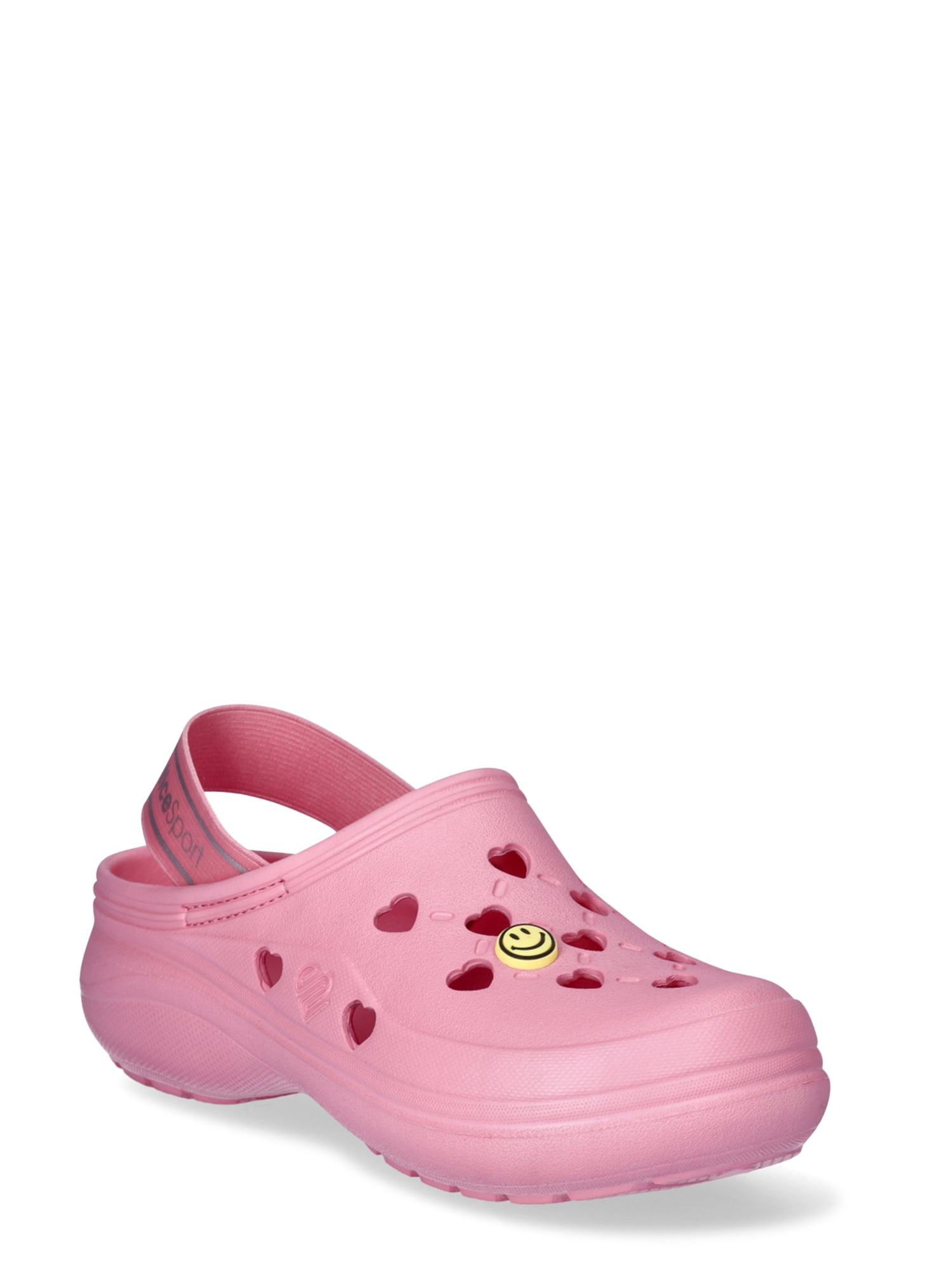 Justice Little Girls and Big Girls Clogs with Charms - Walmart.com