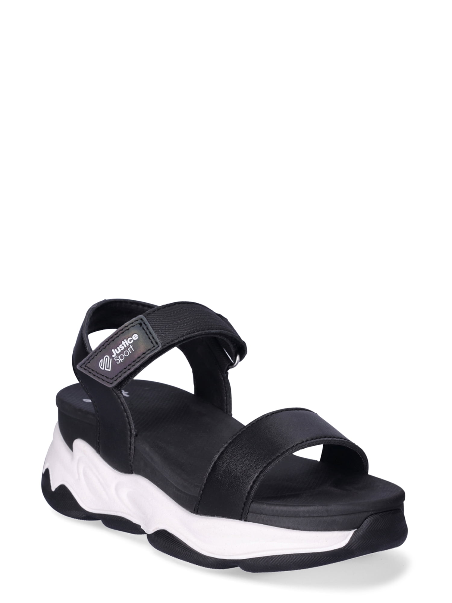 Justice Little and Big Girl Platform Sport Sandals - Walmart.com