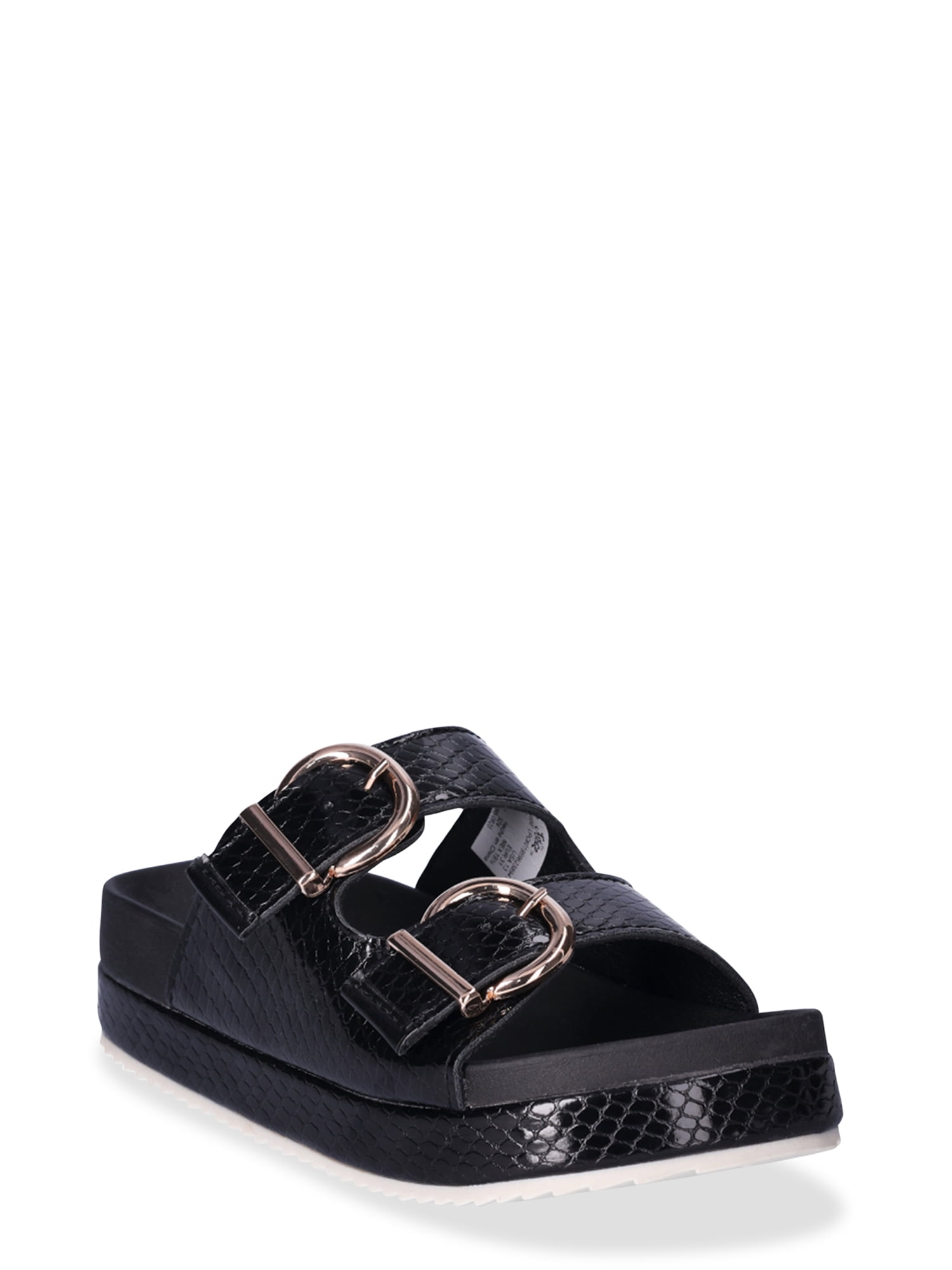 Justice Little and Big Girls? Footbed Sandals - Walmart.com