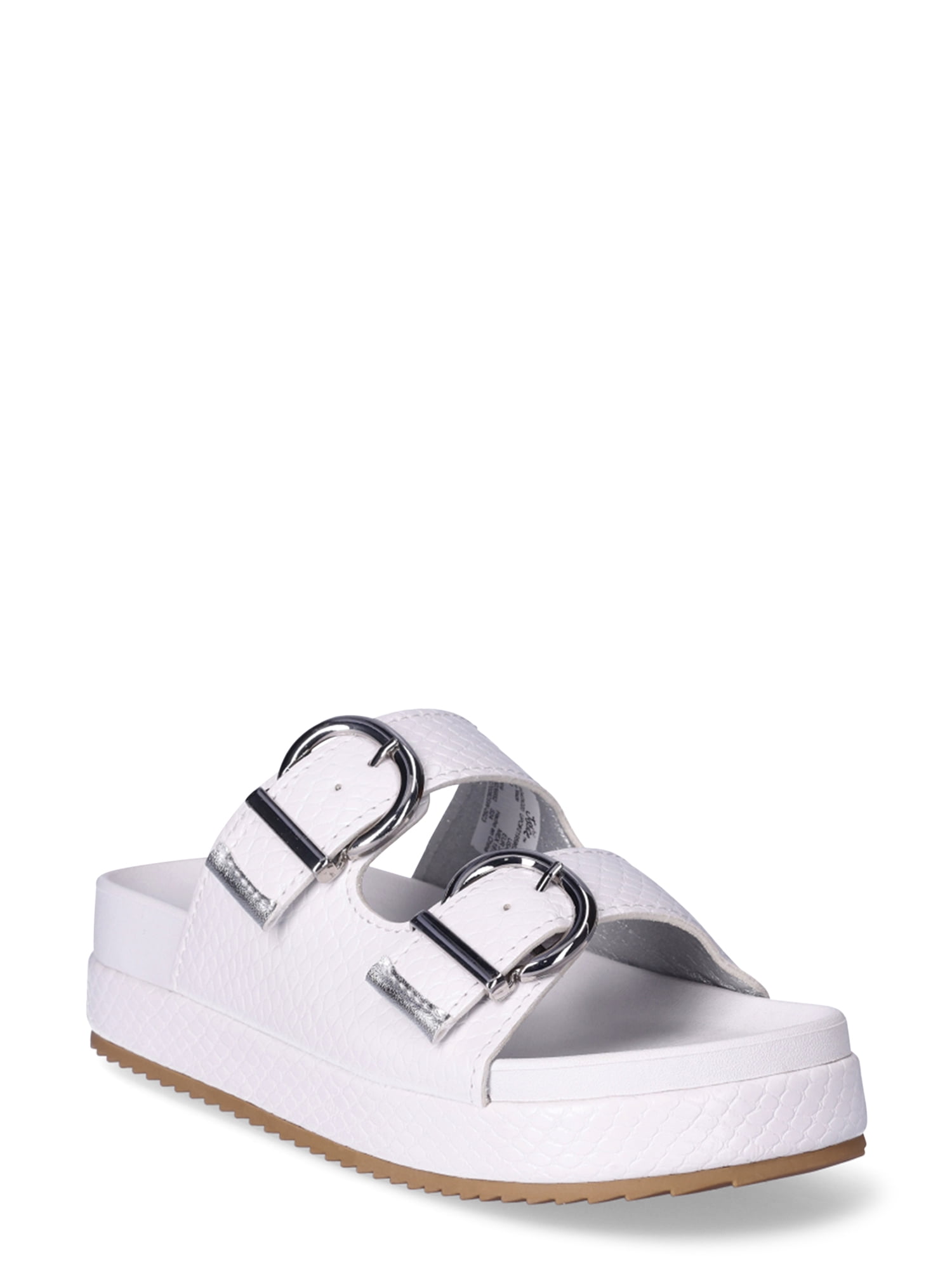 Justice Little and Big Girls Footbed Sandals - Walmart.com