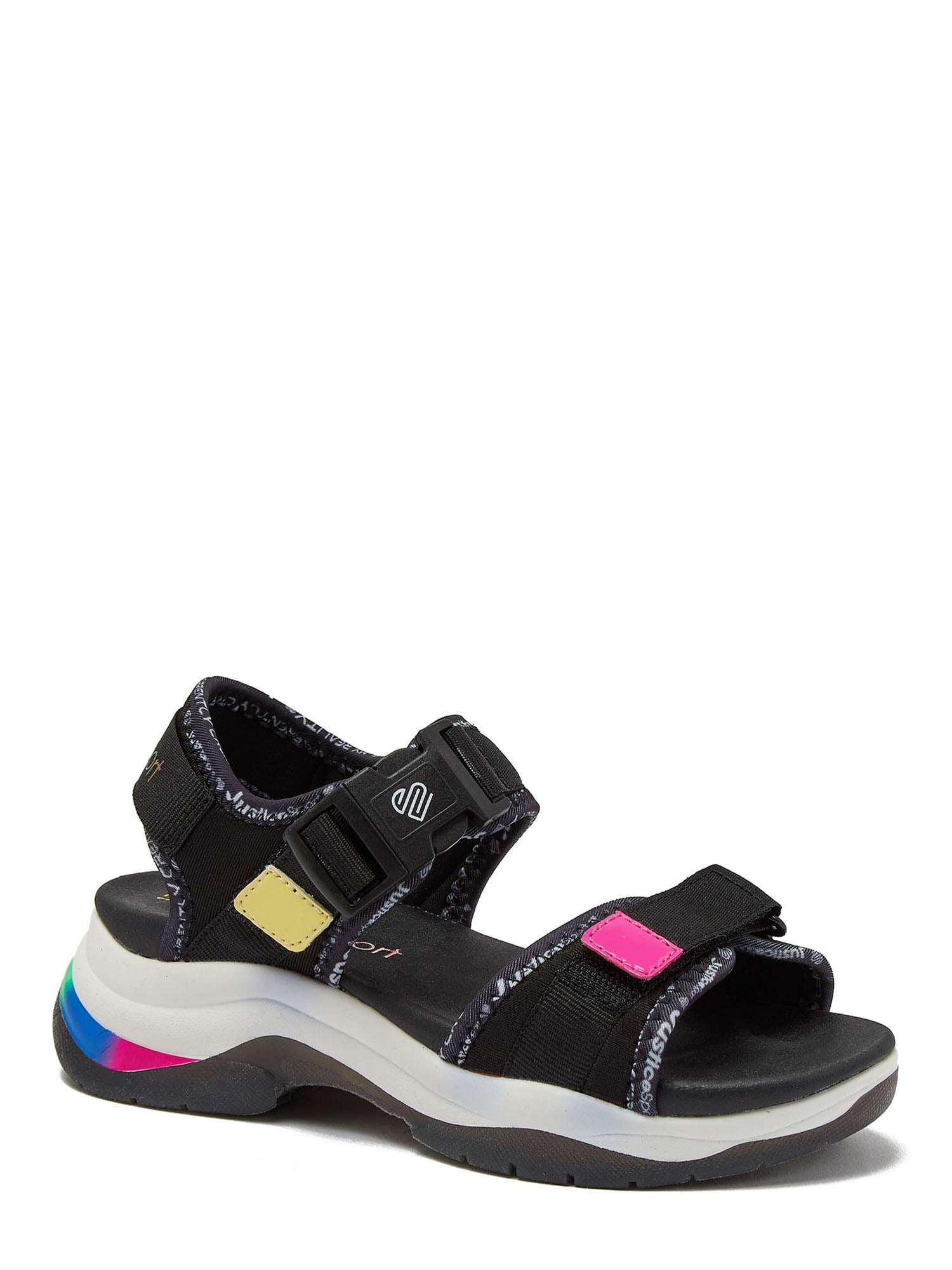 Justice Little and Big Girls Nature Sandals, Sizes 13-5 - Walmart.com