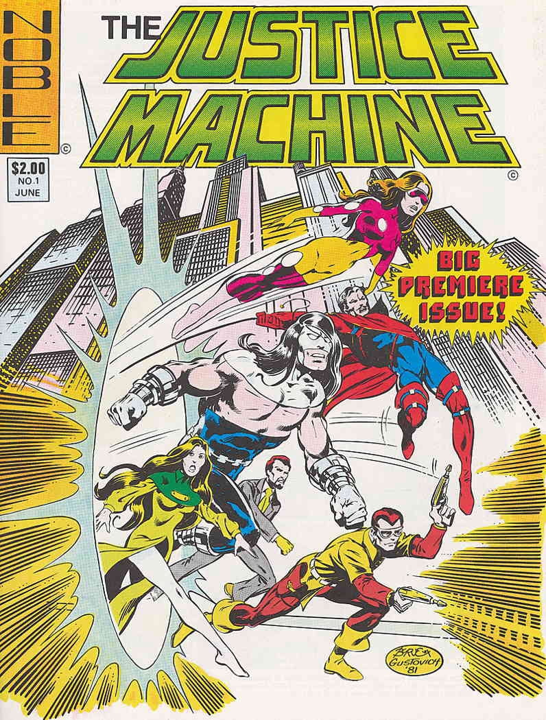Justice Machine (Noble) #1 VF ; Noble Comic Book - Walmart.com