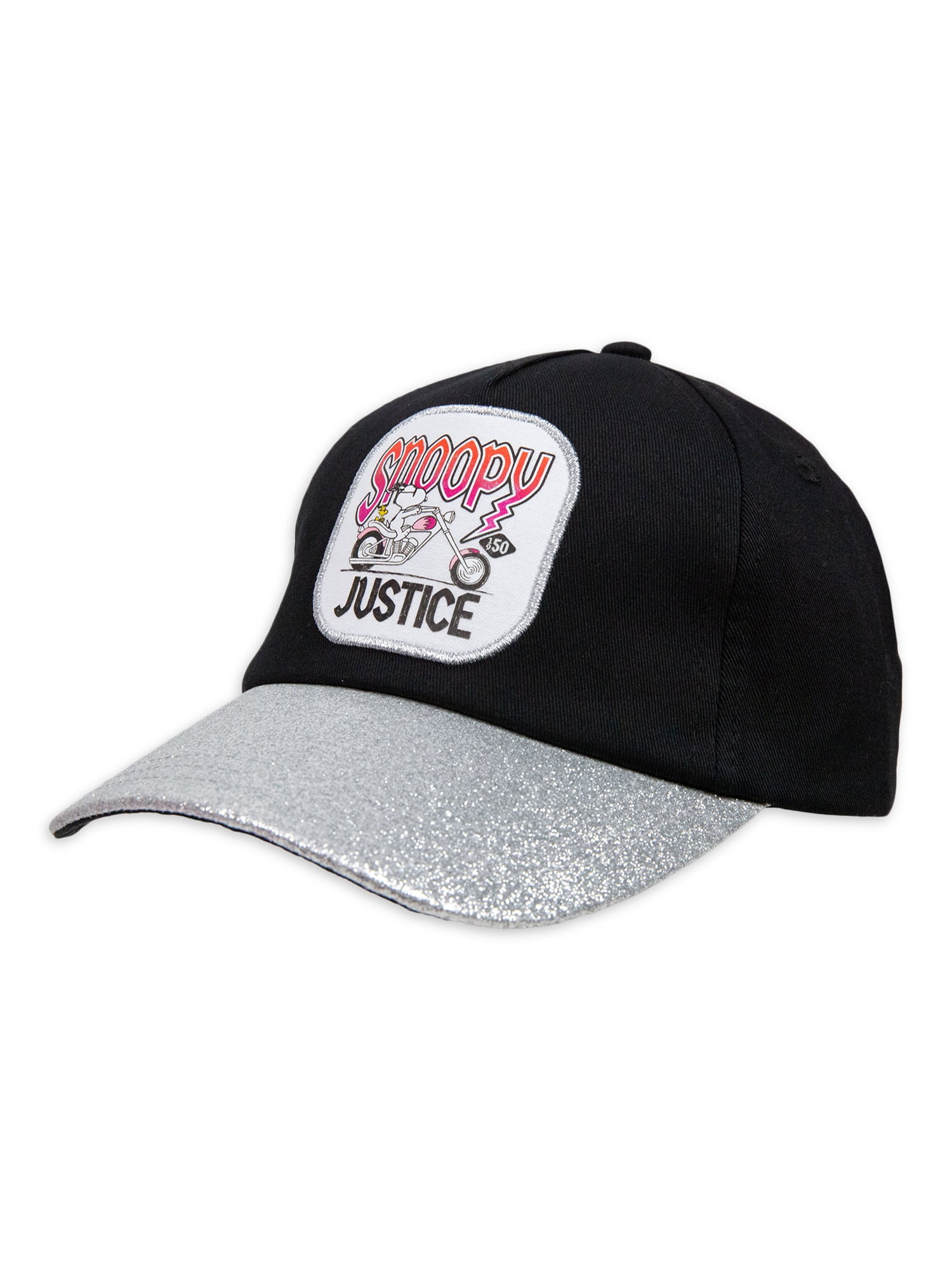 Justice Snoopy Girls Baseball Hat Black, Fun Stylish Adorable Character ...