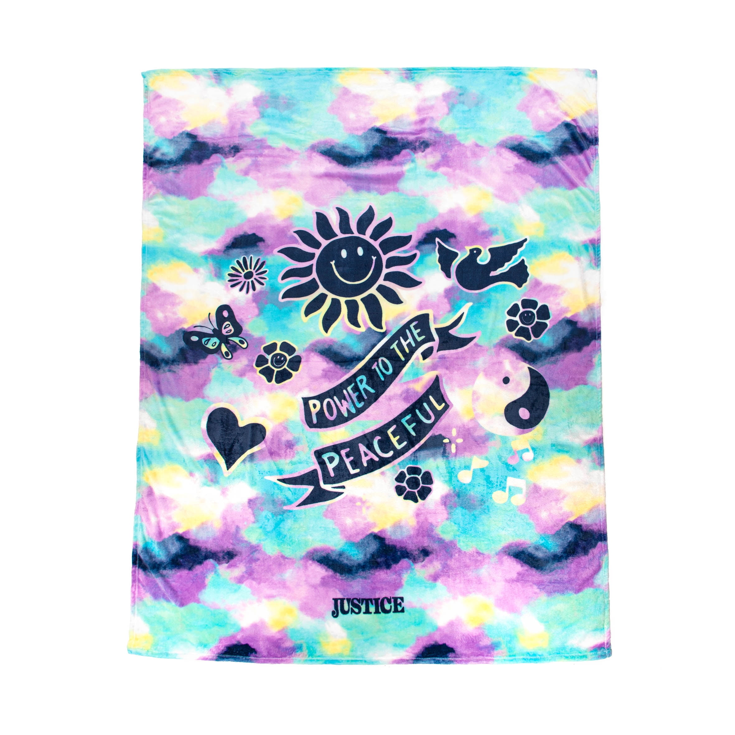 Justice Power to the Peaceful 60x90 Throw Blanket - Walmart.com