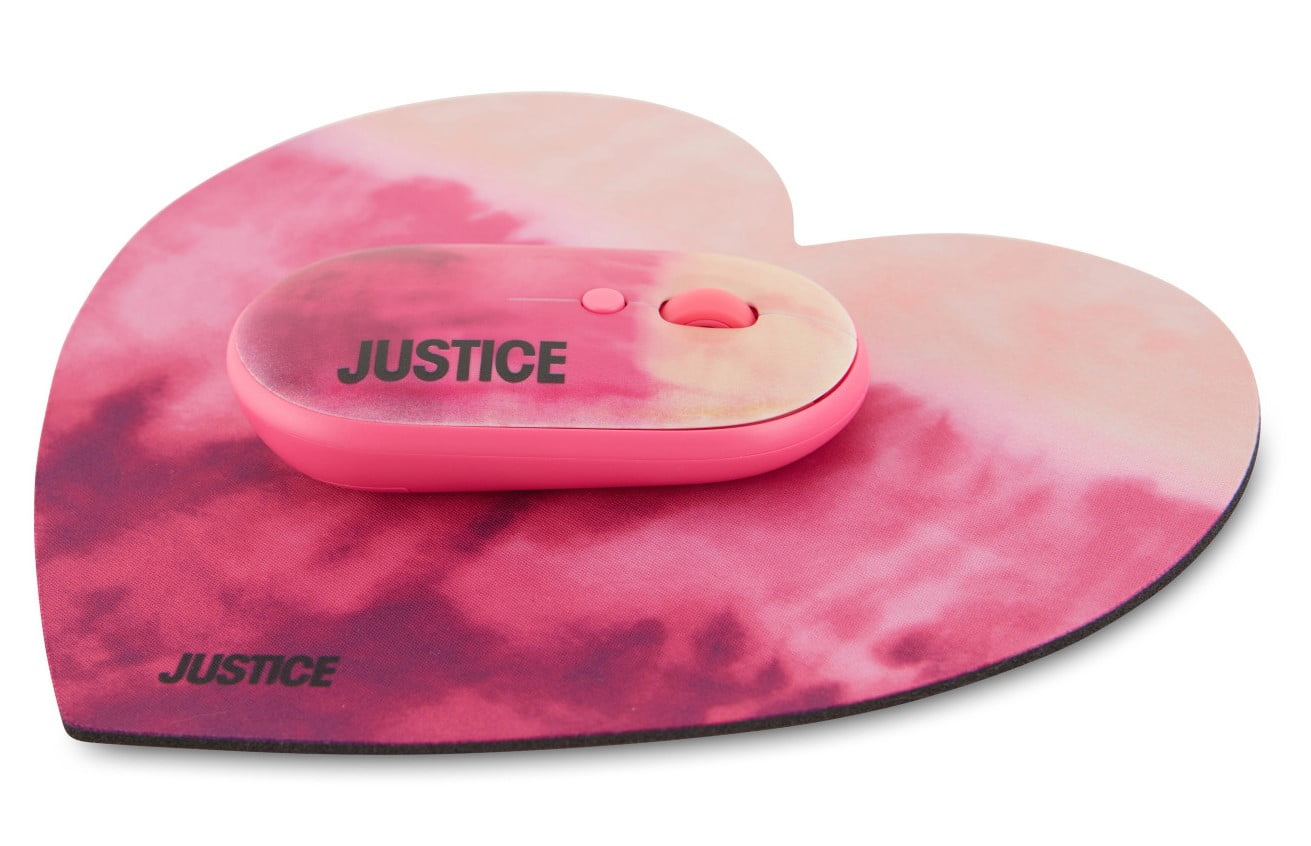 Justice USB Type A Optical Mice with USB Receiver, Pink - Walmart.com