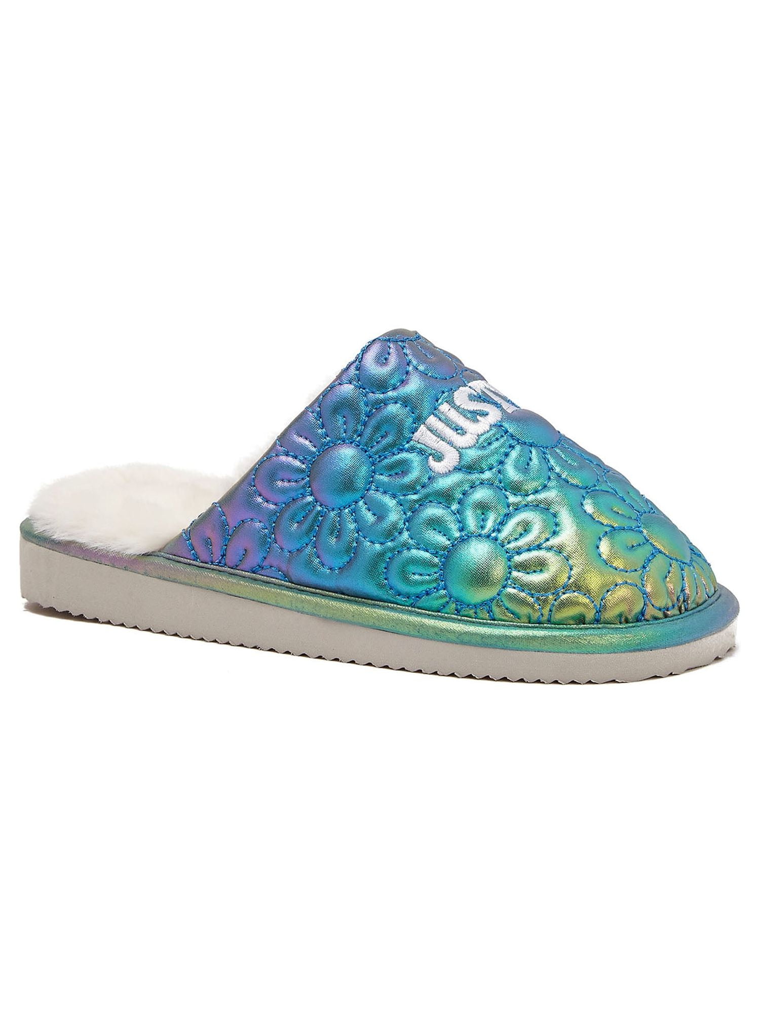 Justice Unisex Kids Slip-on Cozy Scuff Slippers, Non-Marking, Pink ...