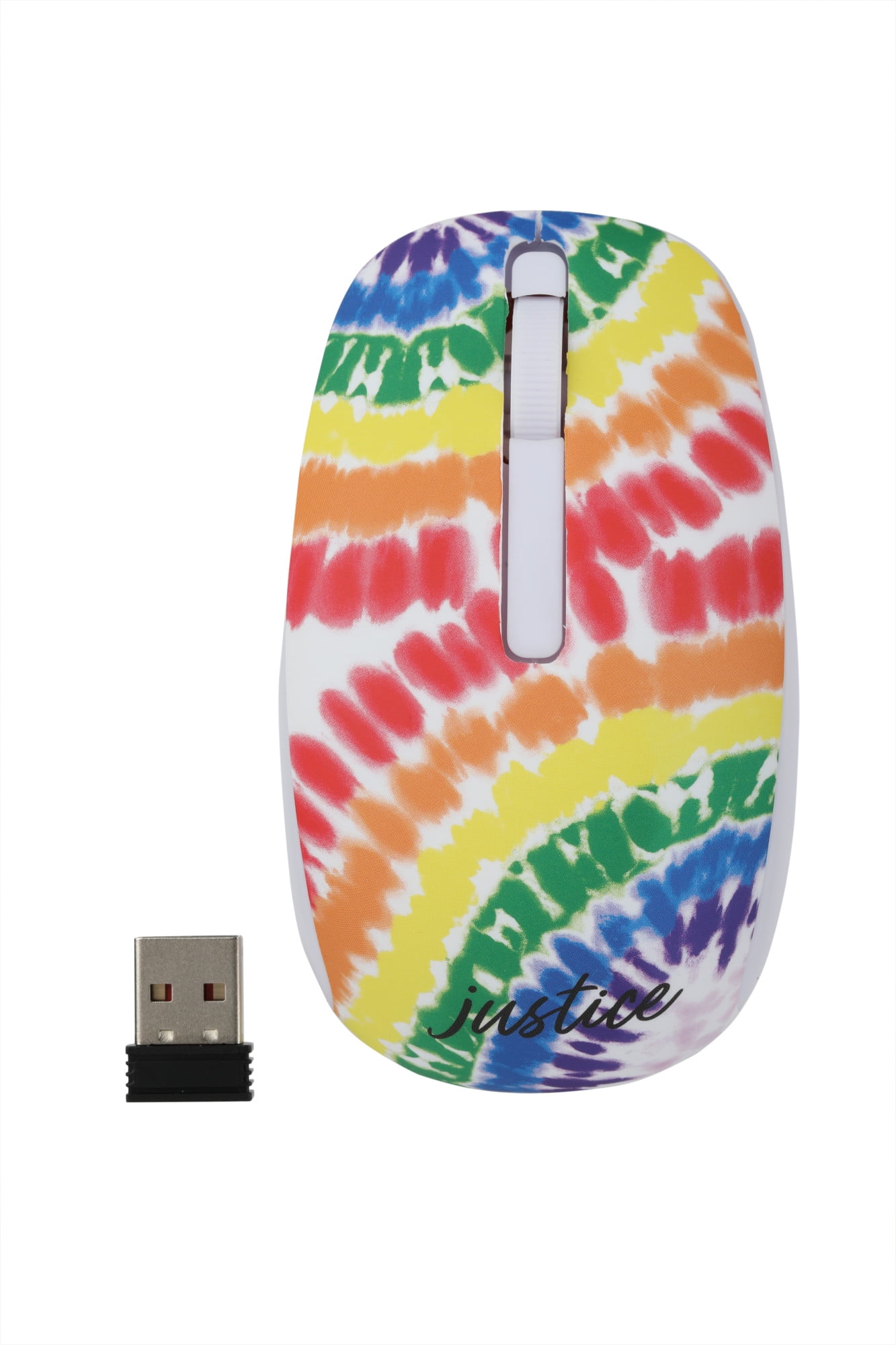 Justice Wireless Compact Portable Mobile Mouse Works With PC and Mac ...