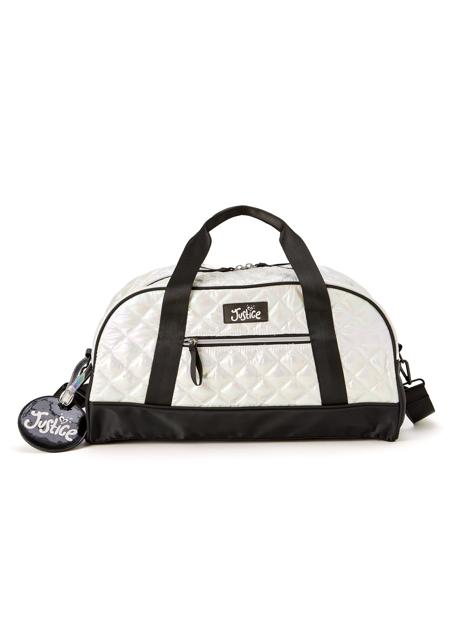 Justice women's Foldable Travel Duffel Bag - Sequin Overlay - Walmart.com