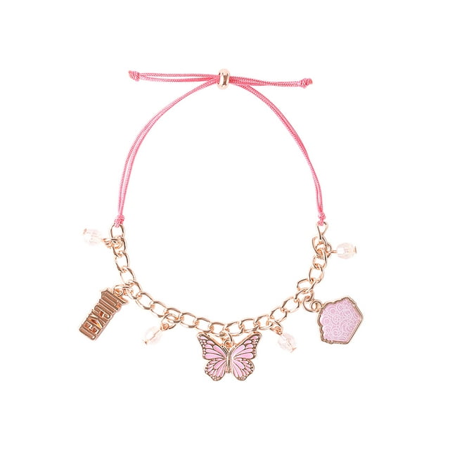 Justice X Wicked Glinda Adjustable Charm Bracelet for Girls - Walmart.com
