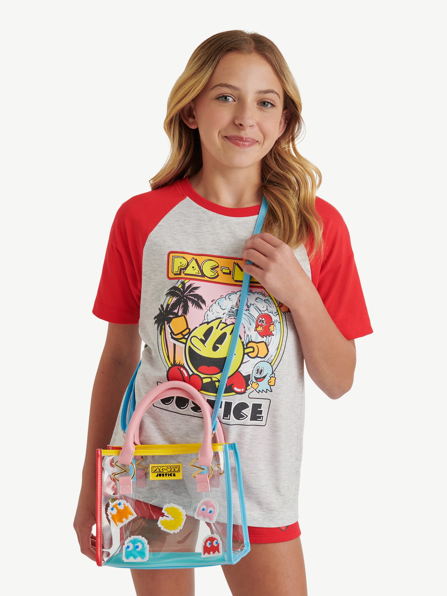 Justice Girls PAC-MAN Mini Tote Bag, Multi - Walmart.com