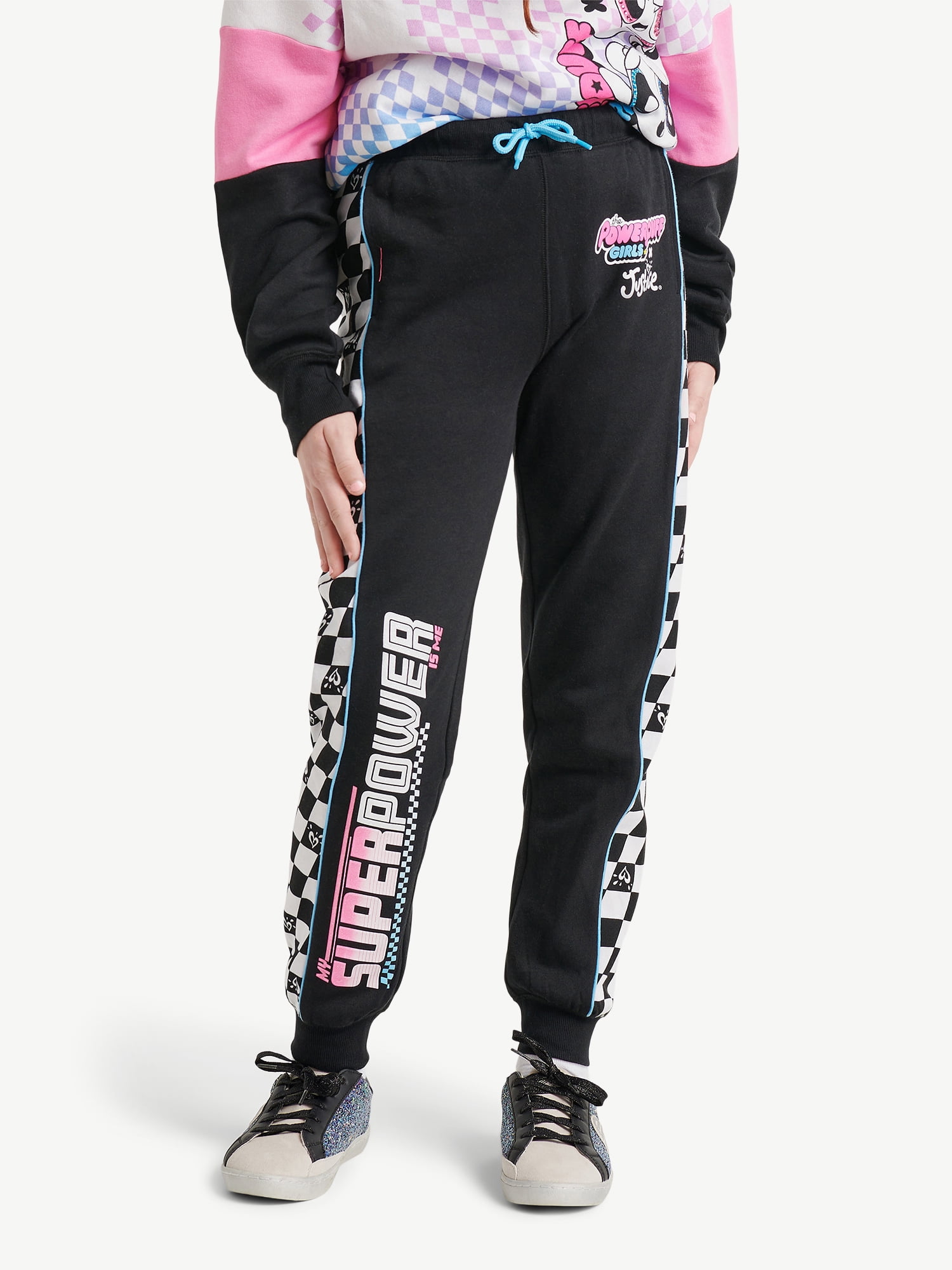 Justice x Powerpuff Girls Colorblock Joggers, Sizes XS-XLP - Walmart.com