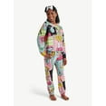 Justice x Snoopy Girls Long Sleeve Top and Sleep Joggers with Eye Mask ...