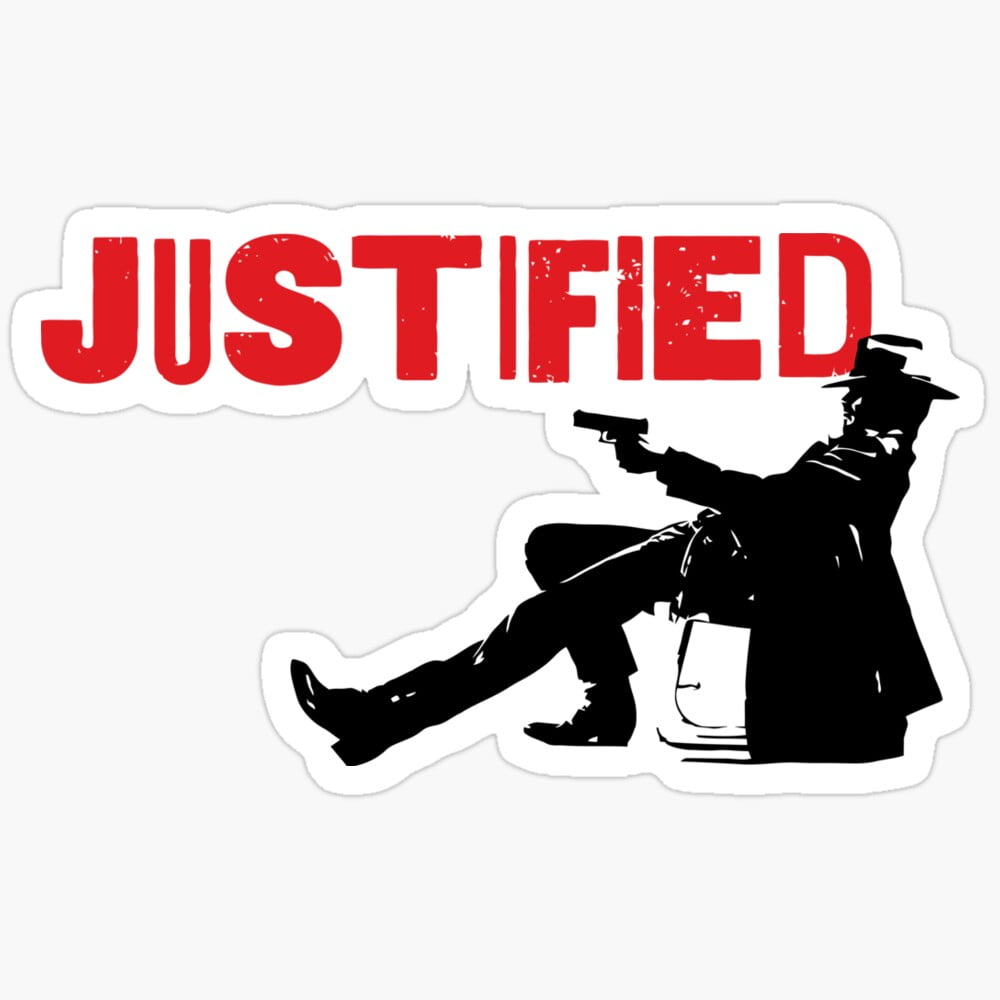 Justified Chill Sticker Phone Decal Water Bottle Stickers Car Decals ...