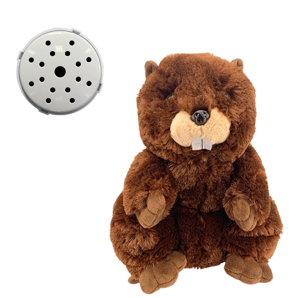 Justin Beaver 16 inch Plush Toy with Recorder – Interactive Cuddly Toy ...