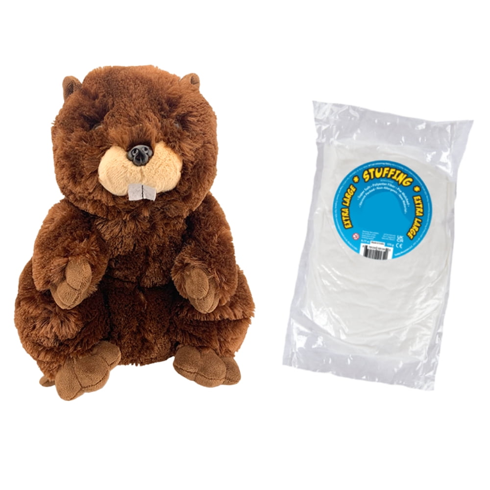 Plush Gear Justin Beaver 16" Stuffed Animal with DIY Pre-Mulched KIT ...