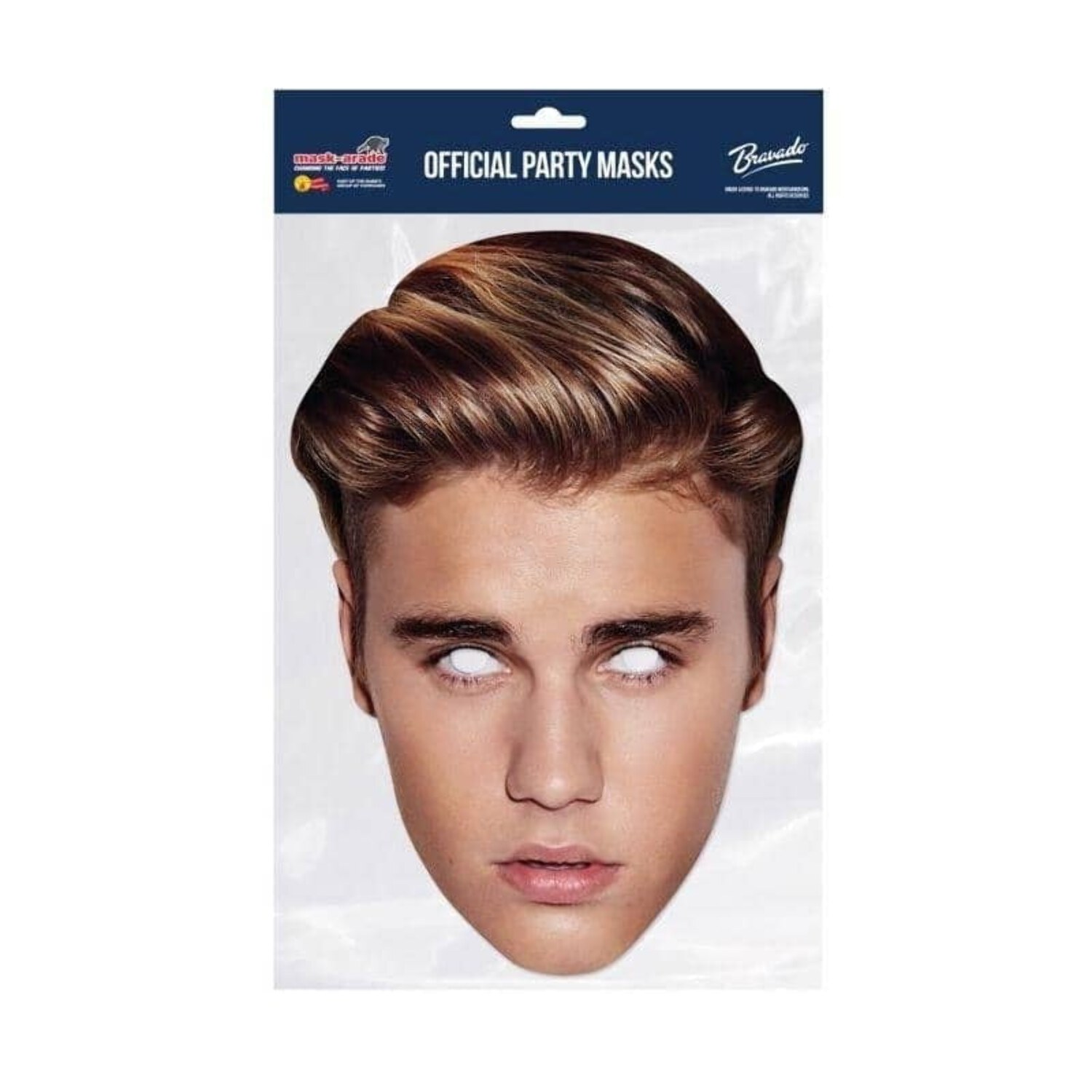 Justin Bieber Bravado Mask One Size Unisex Adult Skin Fancy Dress Party ...