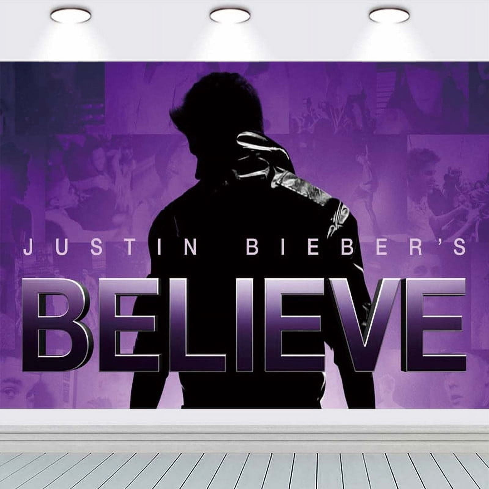 Justin Bieber Party Supplies Backdrop Banner Poster Birthday ...