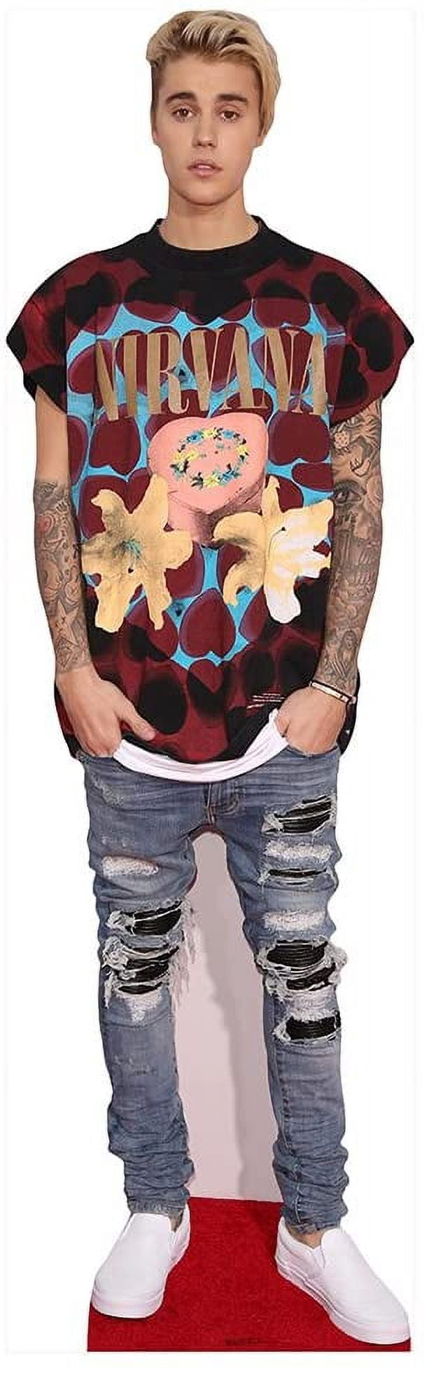 Justin Bieber Ripped Jeans Life Size Cardboard Cutout Standup - Walmart.com