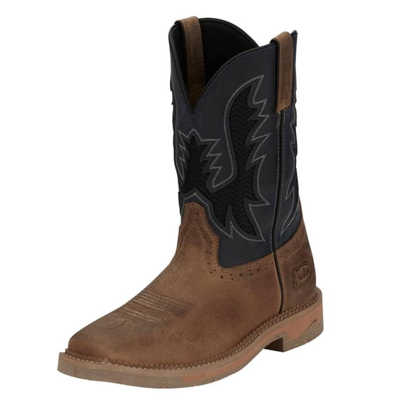 Justin Original Work Boots Men's Stampede Steel Toe Square Toe Boot ...