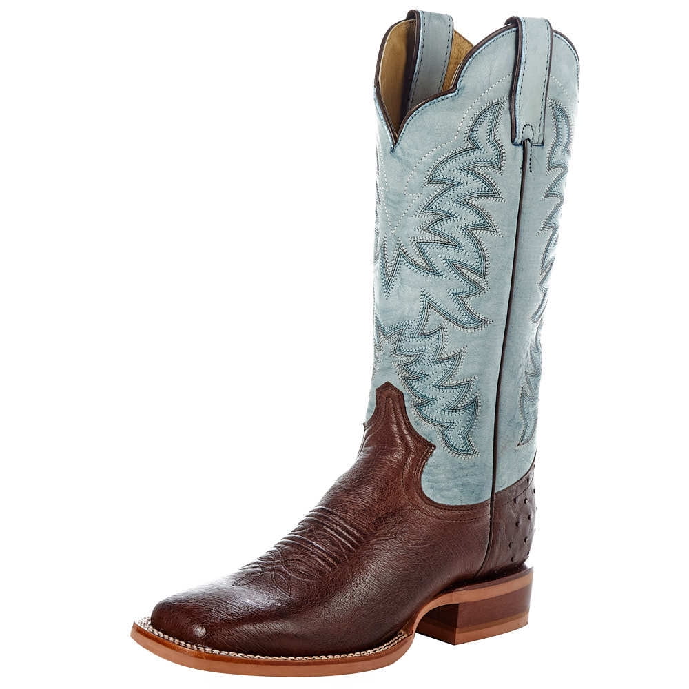 Justin Boot Company Womens Antique Smooth Ostrich Cowgirl Boot 6.5 B ...