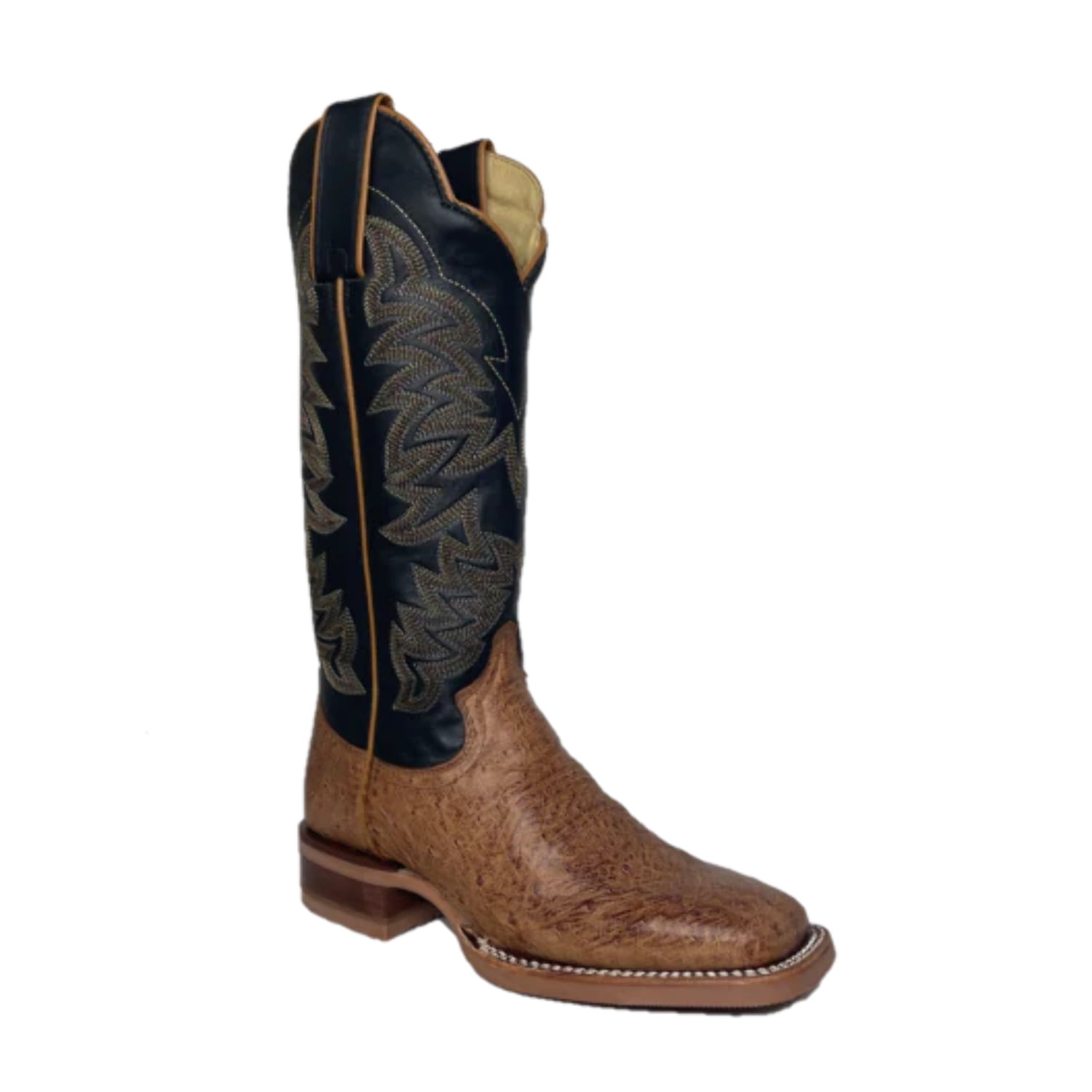 Justin Boot Company Womens Vintage Cognac Smooth Ostrich Cowgirl Boot ...