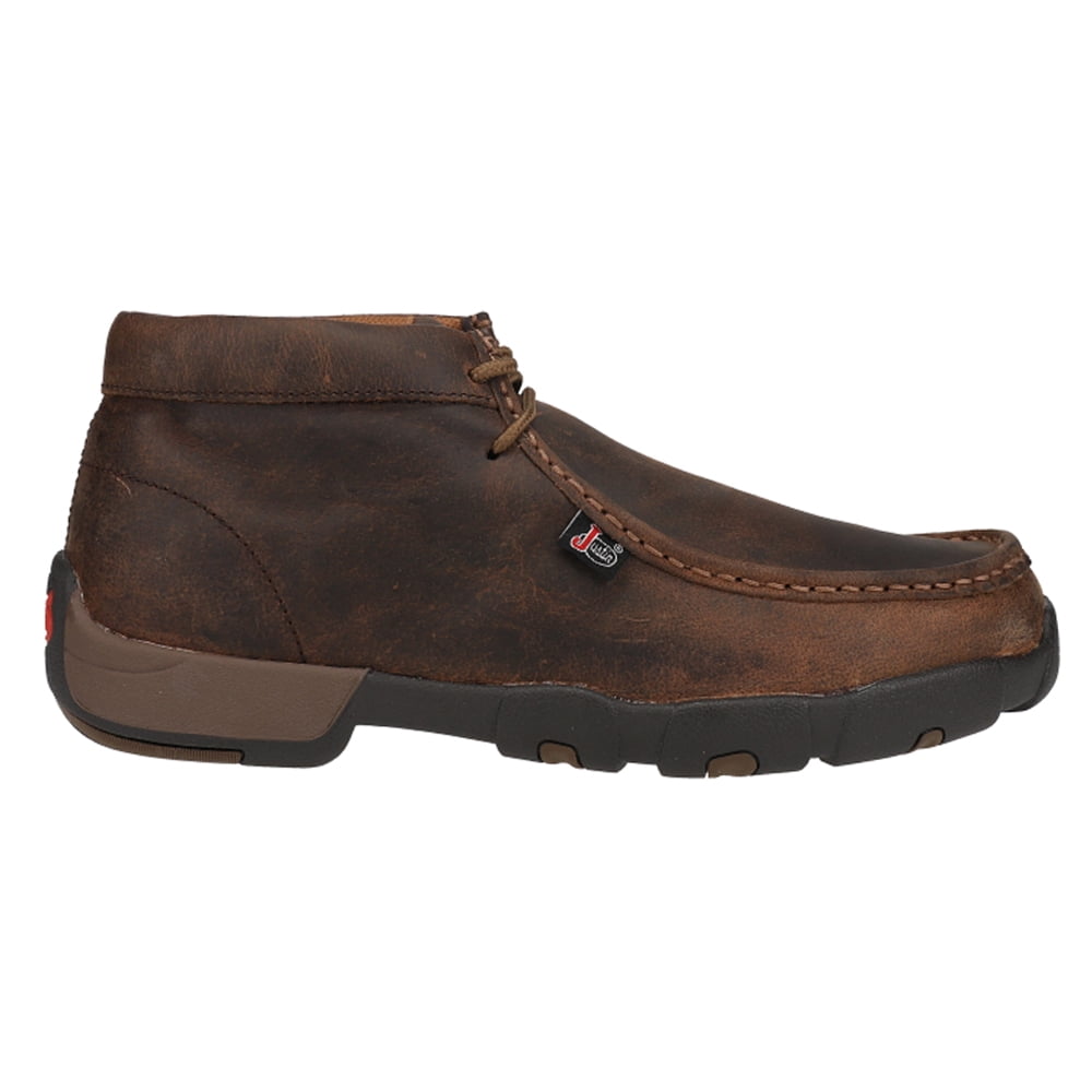 Justin Original Workboots Mens Cappie Chukka Electrical Steel Toe Work ...