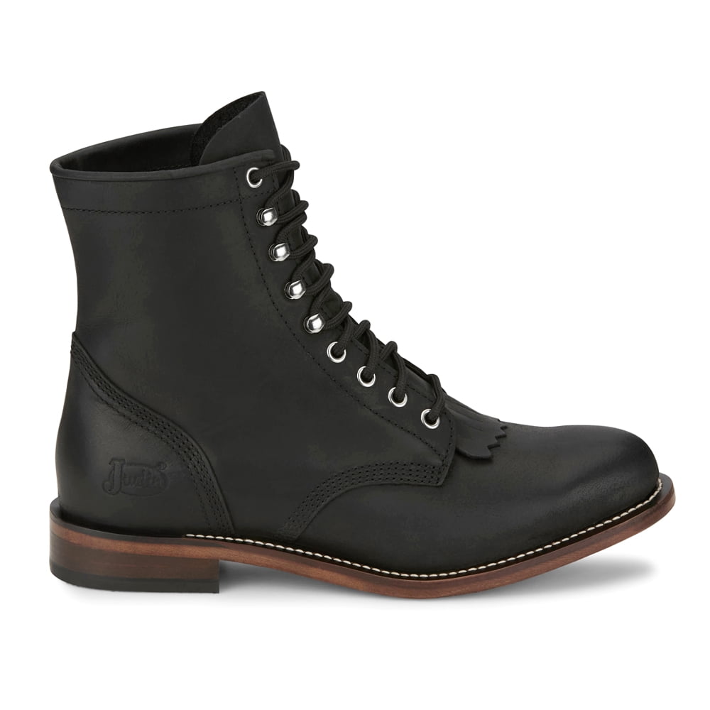 Justin Boots Mens Drennan Round Toe Roper Ankle Boots - Walmart.com