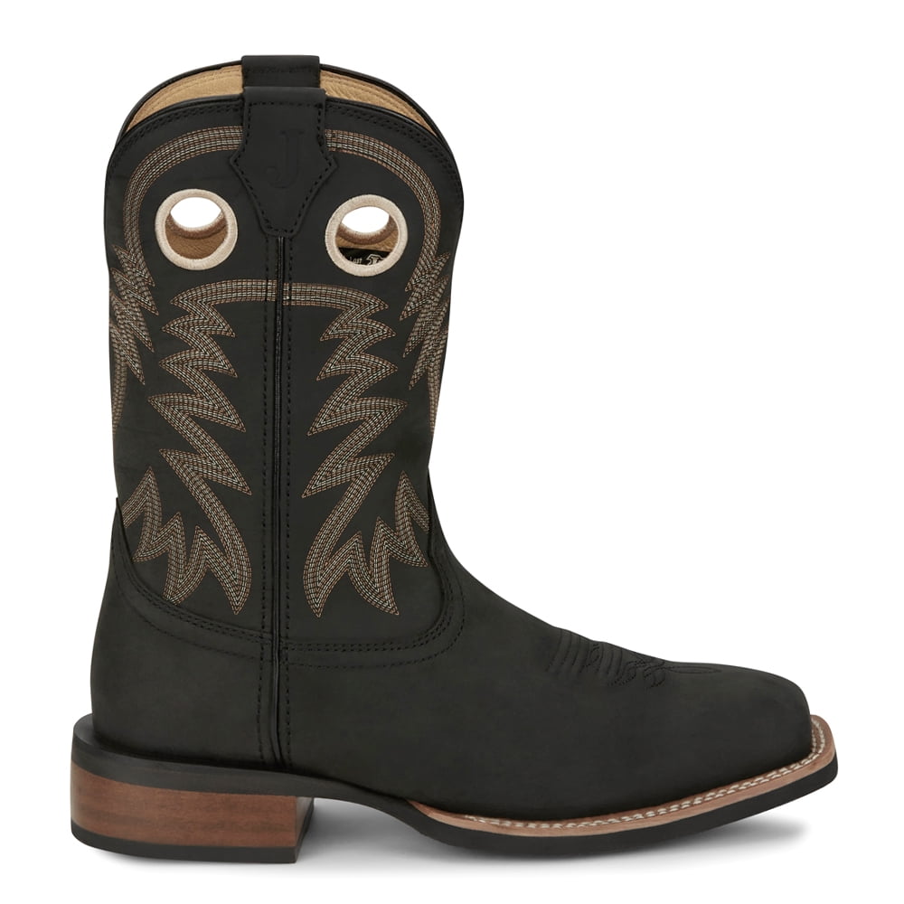 Justin Men's Shane Frontier Performance Western Boot Broad Square Toe ...