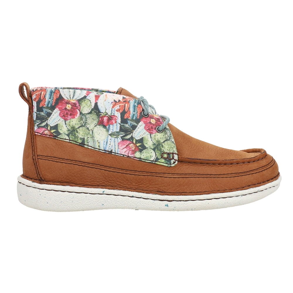 Justin Boots Womens Breezy Floral Moc Toe Casual Boots Shoes - Walmart.com