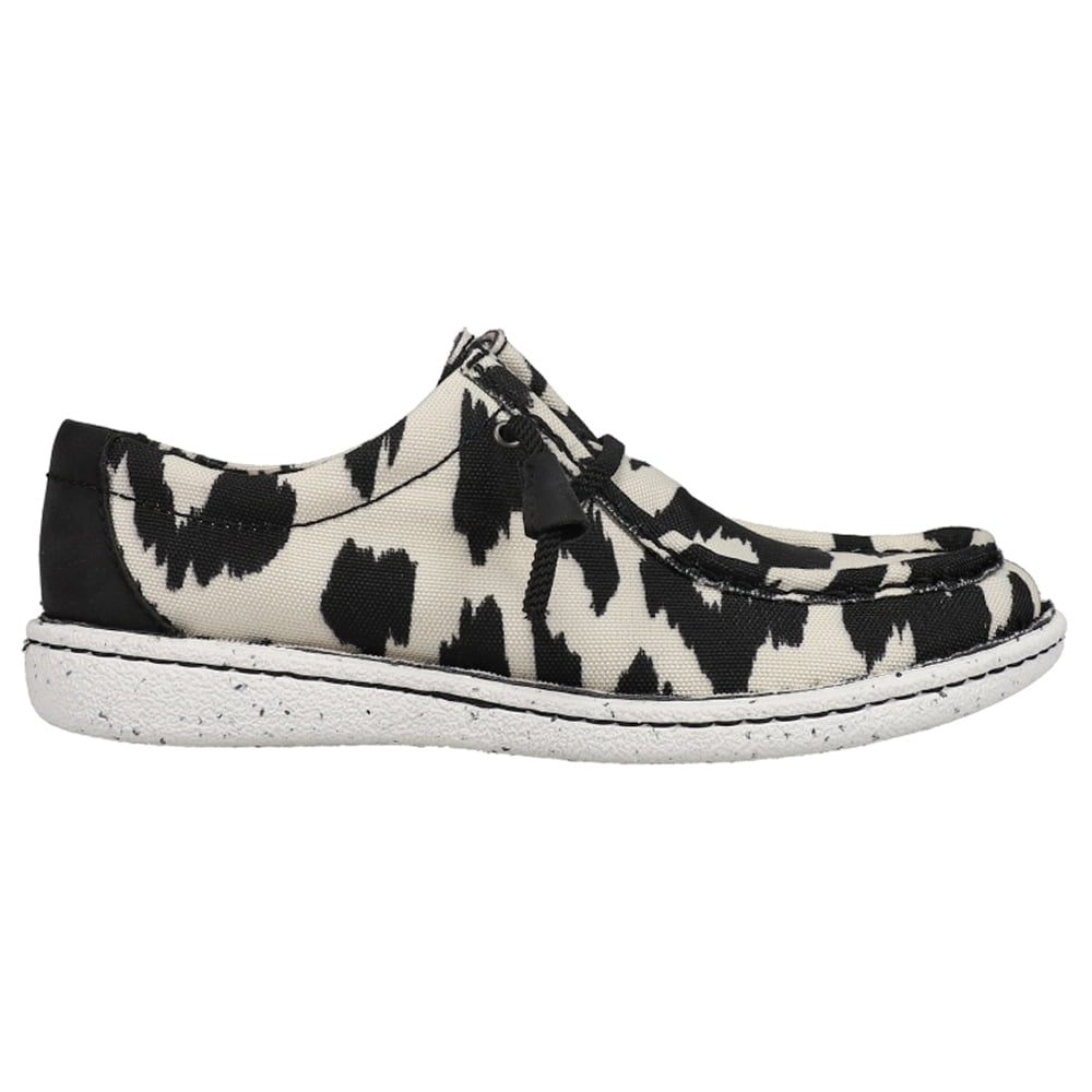 Justin Boots Womens Hazer Moc Toe Slip Ons Flats Casual Shoes - Walmart.com