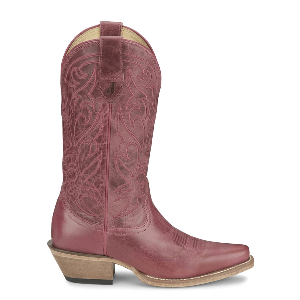 Justin Boots Womens Josephine Embroidered Snip Toe Cowboy Mid Calf Dress B - Walmart.com