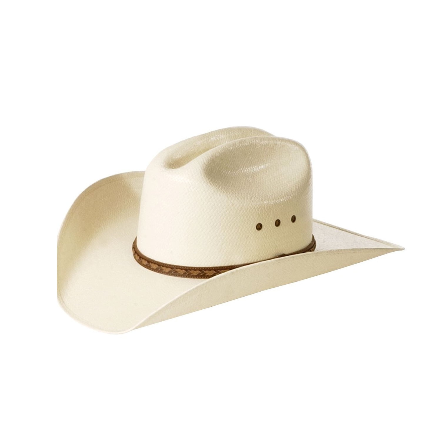 Justin® Handwoven Ivory Straw Cowboy Hat JS1156MRGN40 - Walmart.com