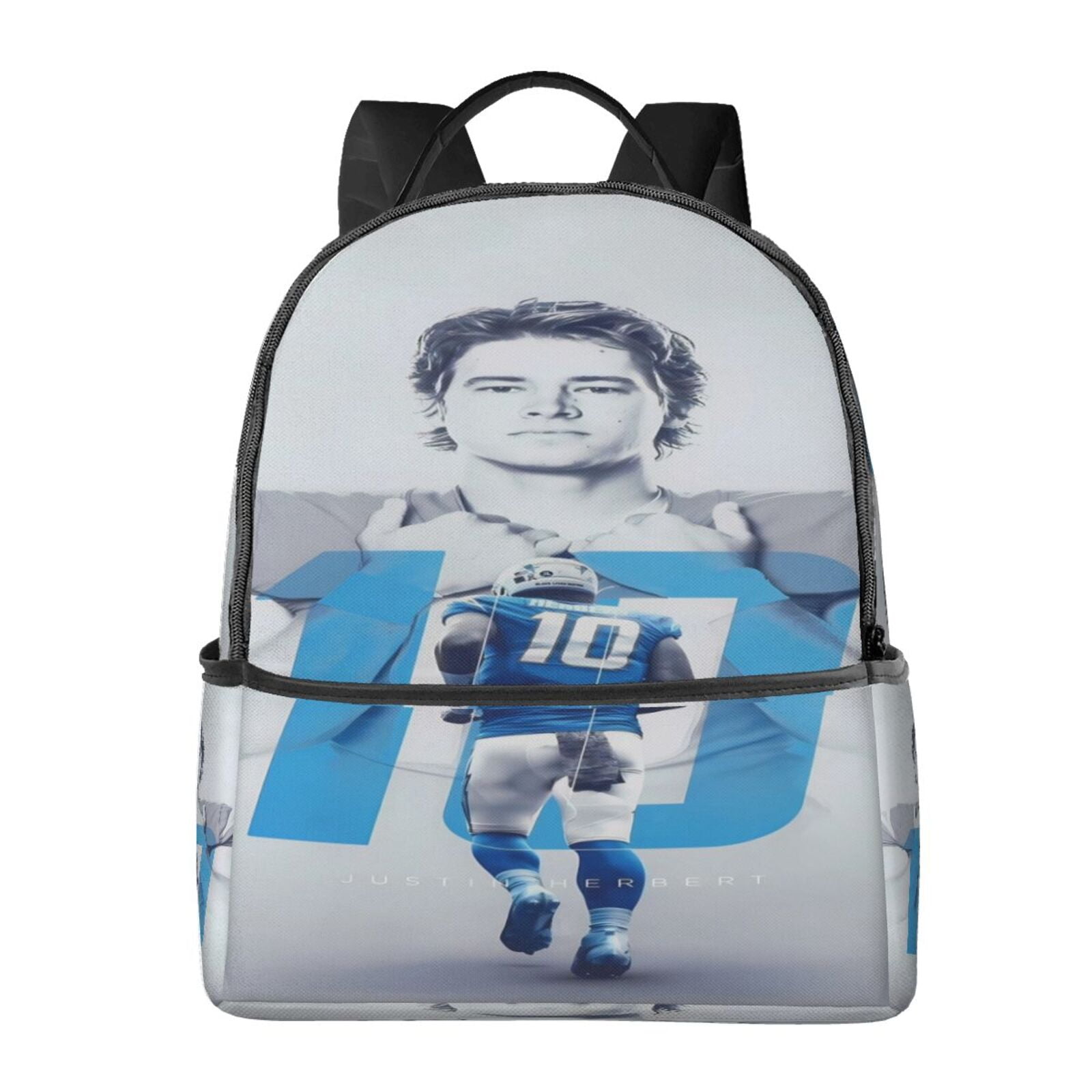 Justin Herbert Customized Fashion Travel Backpack, Football Team Logo ...