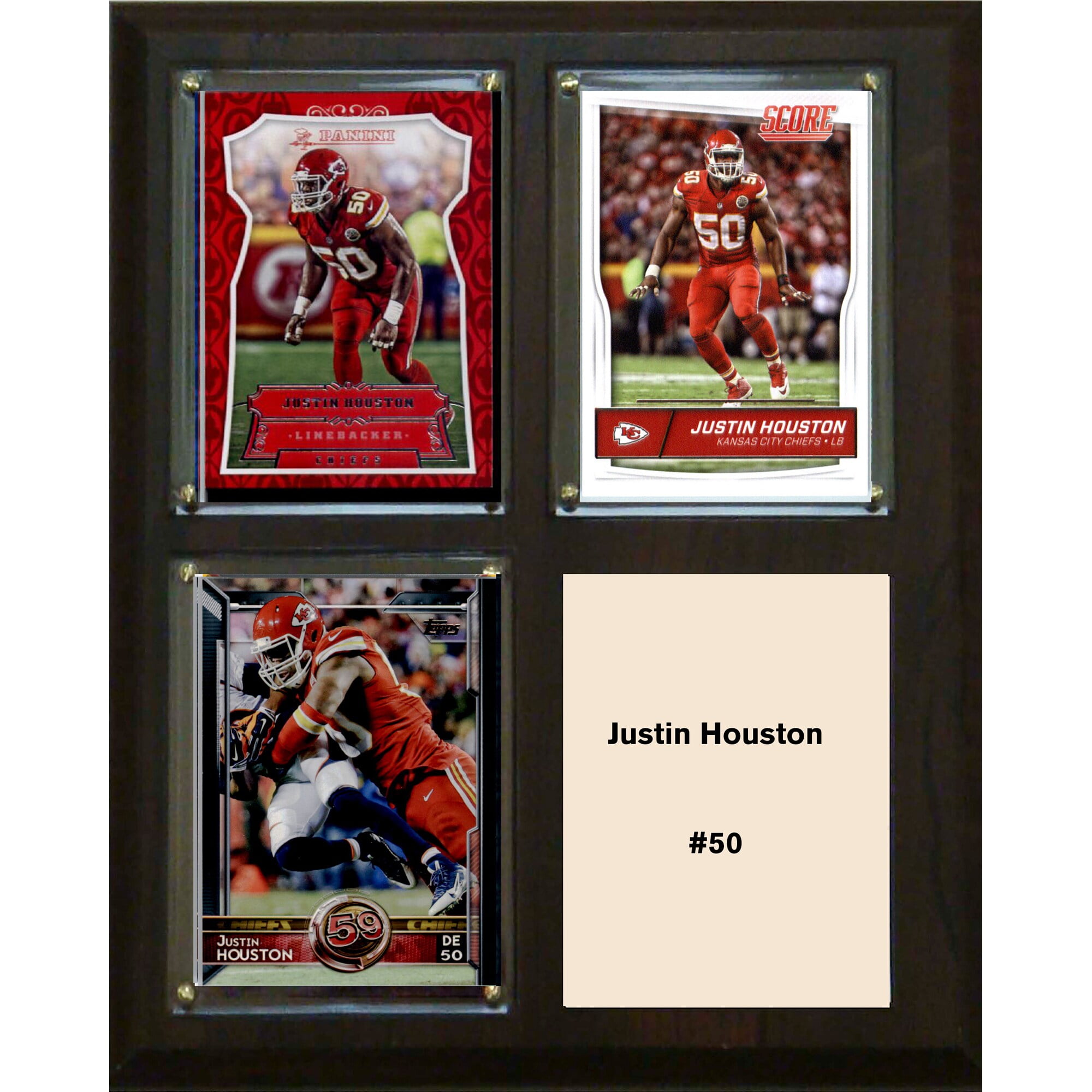 Justin Houston Kansas City Chiefs 8'' x 10'' Plaque - Walmart.com