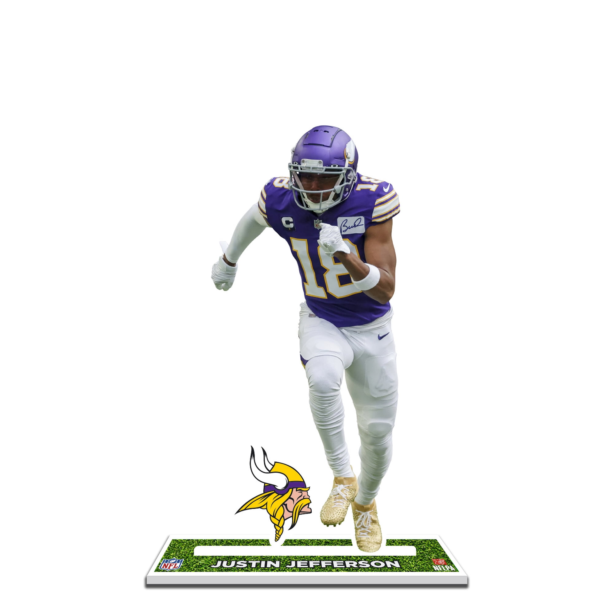 Justin Jefferson Minnesota Vikings 12'' Player Standee Desktop Display ...
