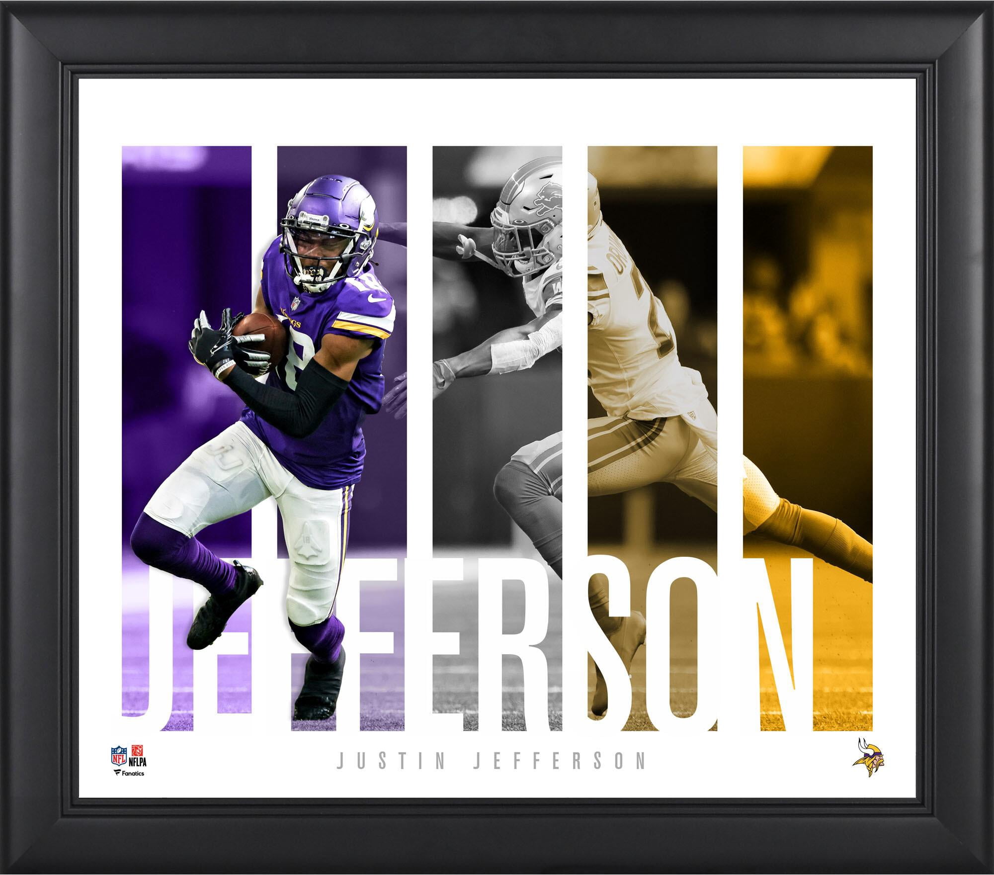 Justin Jefferson Minnesota Vikings 15" x 17" Player Panel Collage ...