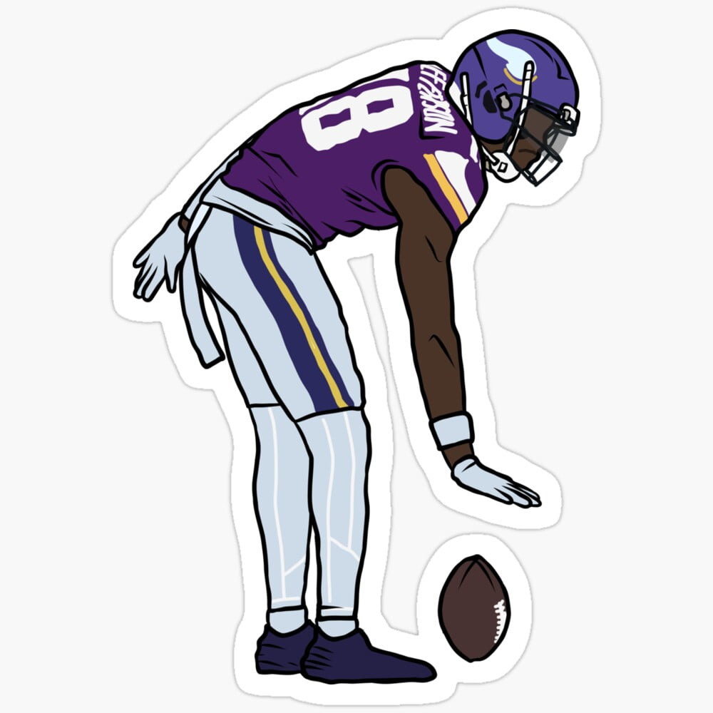 Justin Jefferson "Too Small" Celebration Sticker Phone Decal Water ...