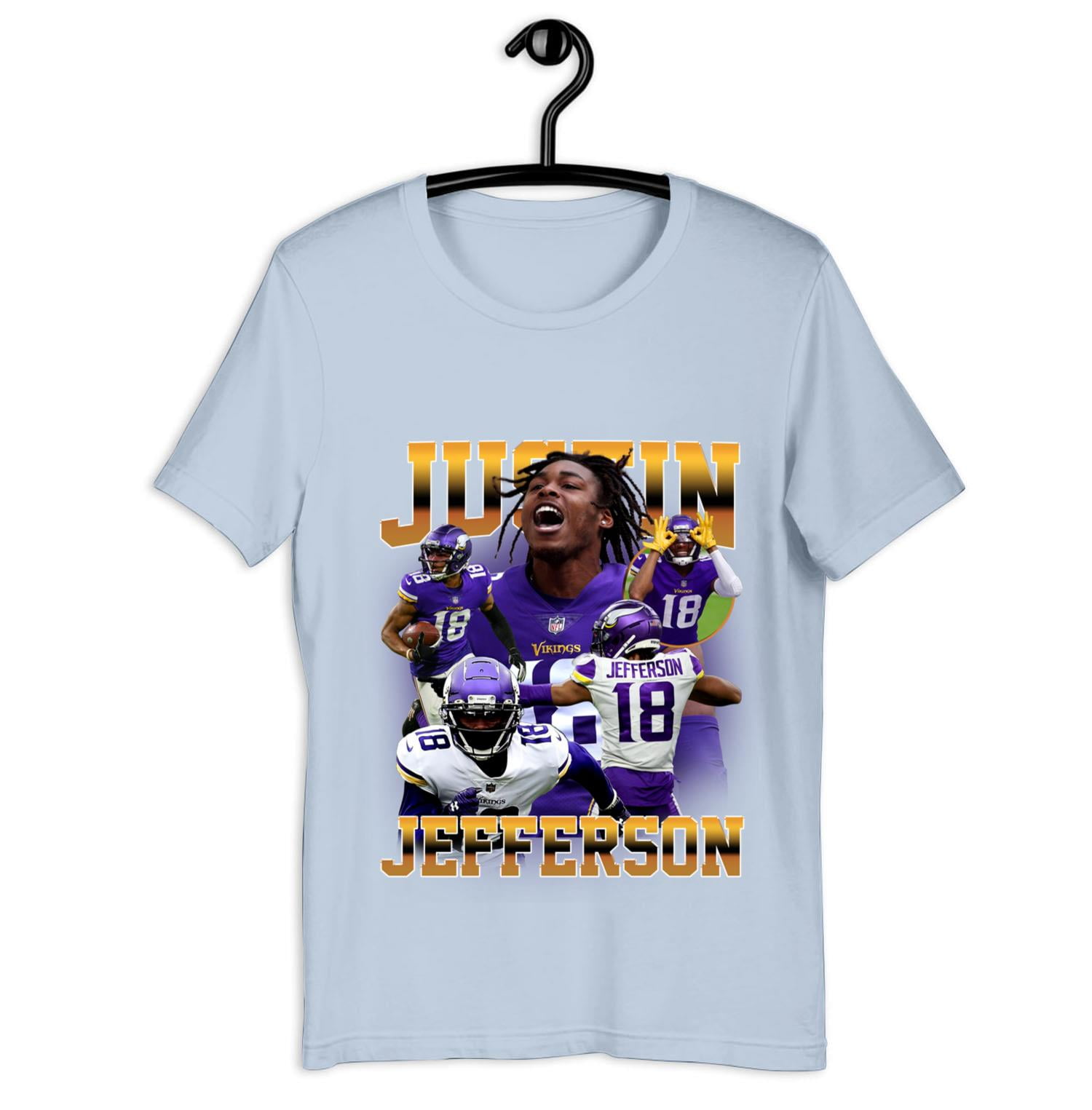 Justin Jefferson shirt for Youth Boys Girls 90s bootleg rap vintage ...